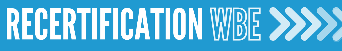 WISDP WBE Recertification